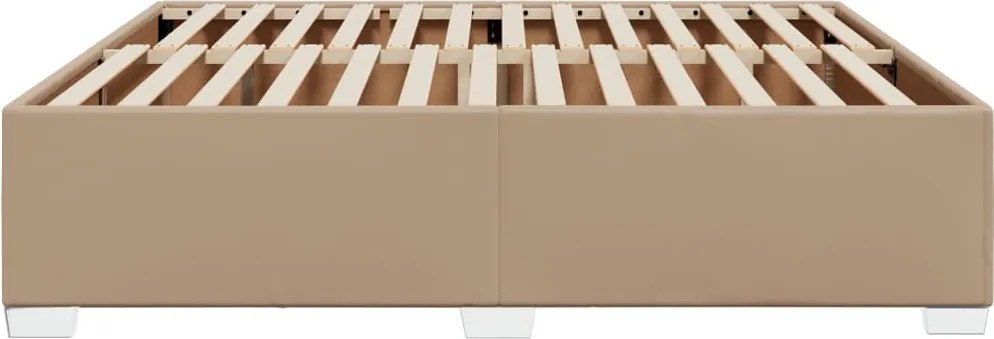 Rám postele cappuccino 200x200 cm umělá kůže 3284575
