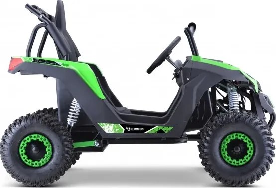 Leramotors Razor III Deluxe 1200W - dětská elektrická bugina, zelená