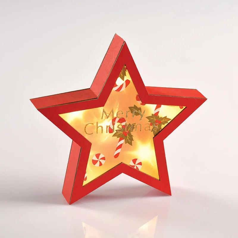 ACA DECOR Vánoční dekorativní LED hvězda - 2xAAA
