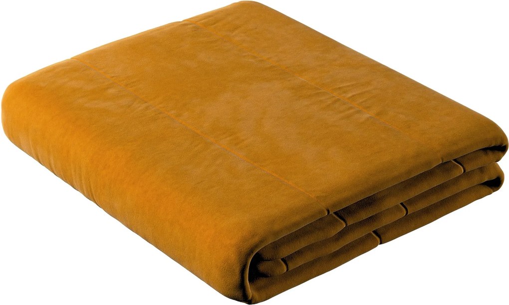 Sametový přehoz Velvet barva žlutá látka lesklé, sametová