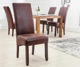 Moderní židle - Flavio, kávová