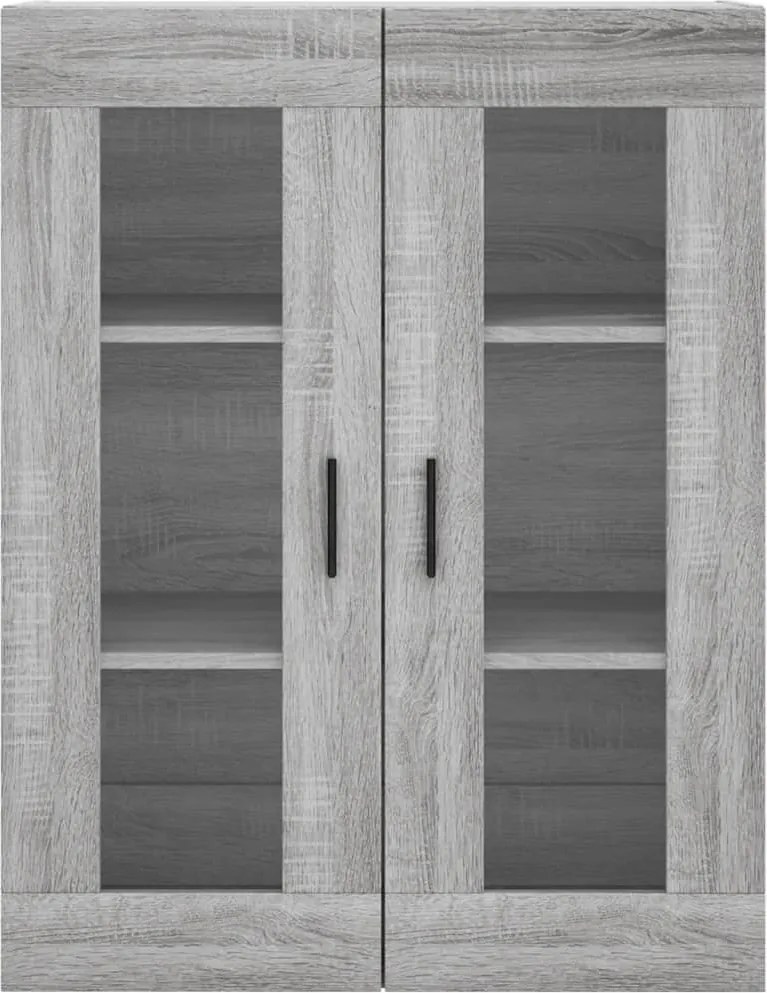 Skříň highboard šedá sonoma 69,5 x 34 x 180 cm kompozitní dřevo 3198359