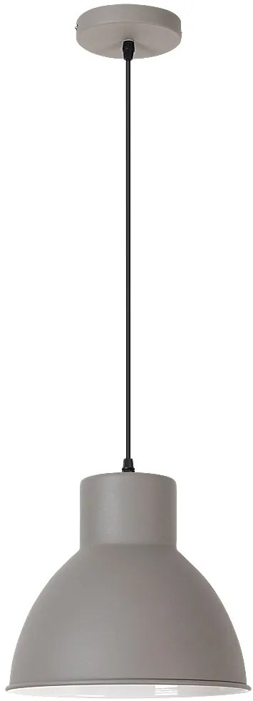 Rabalux 2579 DEREK - Závěsný industriální lustr v šedé barvě Ø 27,5cm