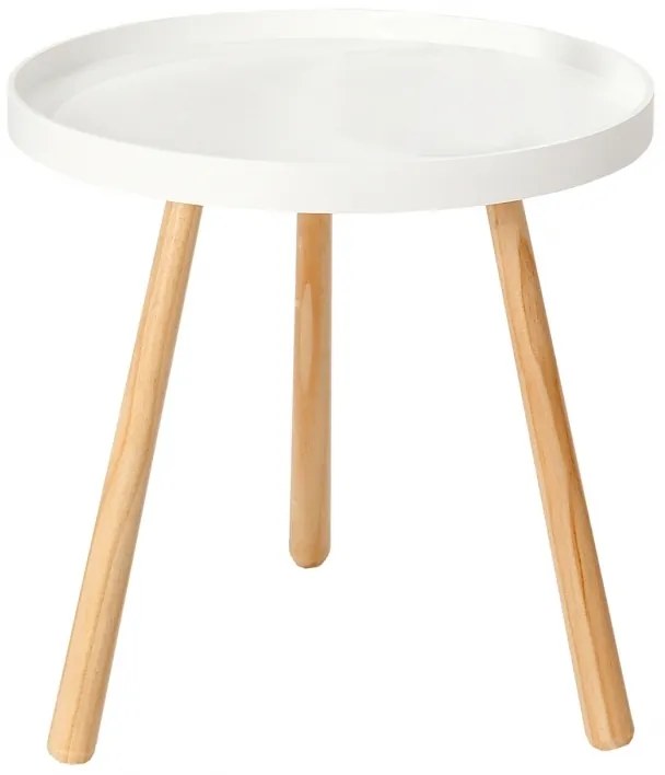 INV Odkládací stolek EPSI 40cm bílý