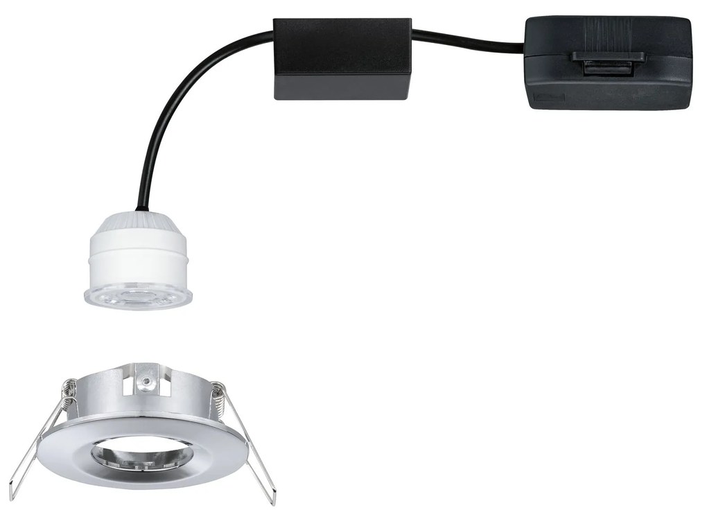 Paulmann 94302 Nova Mini, chromová bodovka, 1x4W LED 2700K, prům. 6,5cm, IP44