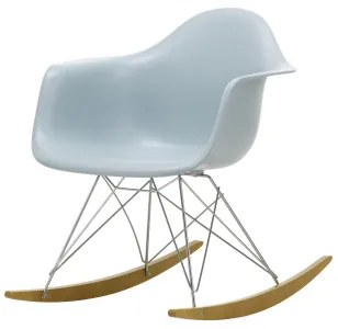 Eames Plastic Armchair RAR chrom ledově šedá javor Vitra