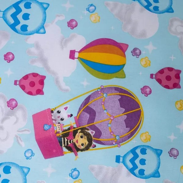Jerry Fabrics Povlečení Gábinin kouzelný domek Balloon 140x200, 70x90 cm