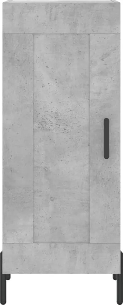 Skříň highboard betonově šedá 34,5x34x180 cm kompozitní dřevo 3199117
