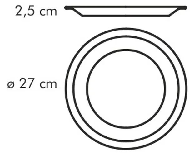 Mělký talíř GUSTITO ø 27 cm