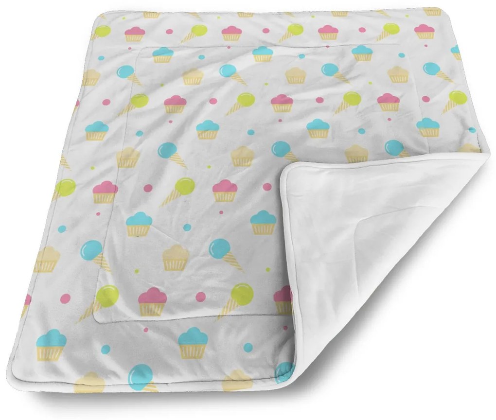Sablio Deka pro miminko Zmrzlinky s muffiny - 90x120 cm