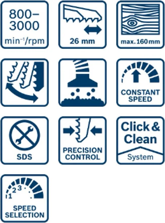 Elektrická přímočará pila Bosch GST 160 BCE 0601518000