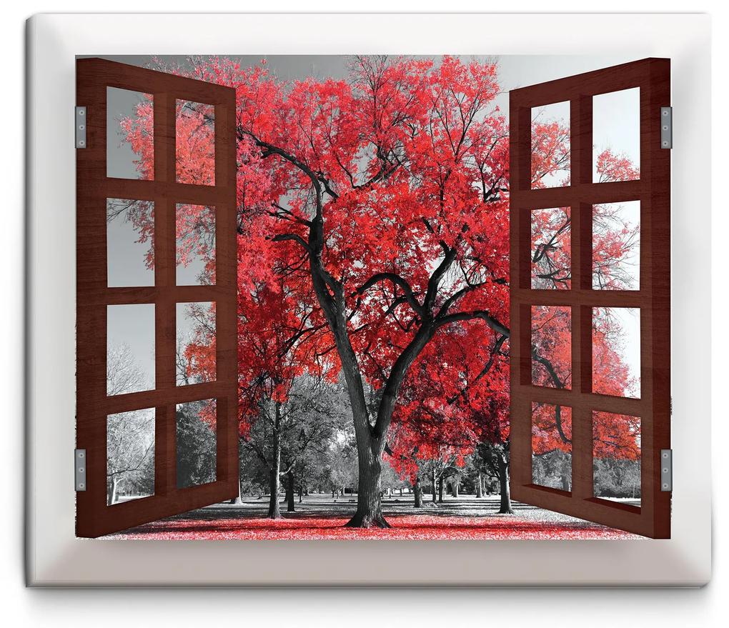 Malvis ® Obraz podzimní atmosféra - strom Velikost: 80x60 cm