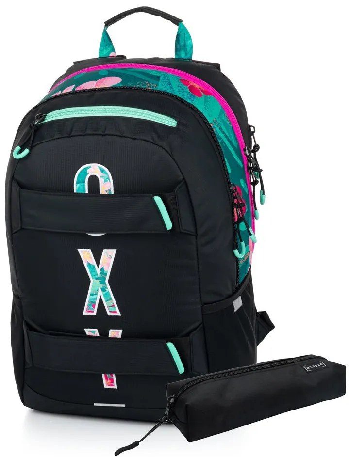 Oxybag studentský batoh + etue oxy sport tropic
