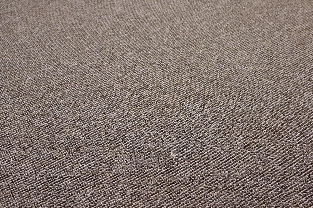 Vopi koberce Kusový koberec Porto hnědý kruh - 200x200 (průměr) kruh cm