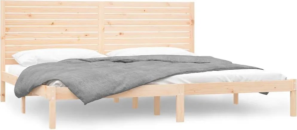 Rám postele masivní dřevo 180 x 200 cm Super King Size 3104623