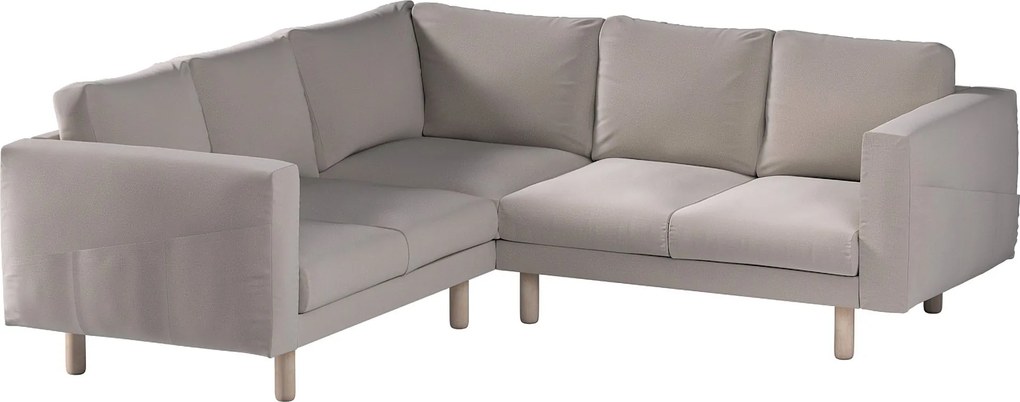 Potah na pohovku IKEA Norsborg rohová 4-místná barva béžová látka sametová