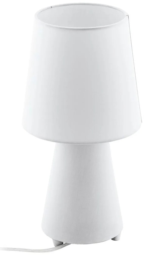 Moderní stolní lampa CARPARA, bílá Eglo CARPARA 97121