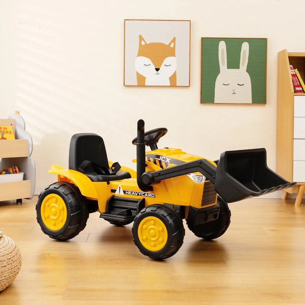 Costway Mobile children's excavator s adjustable digging shovel pro children