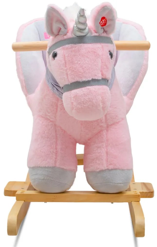 Houpací hračka s melodií Baby Mix Unicorn pink