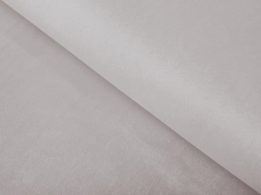 Biante Sametový obdélníkový ubrus Velvet Premium SVP-018 Světle šedý 100x160 cm