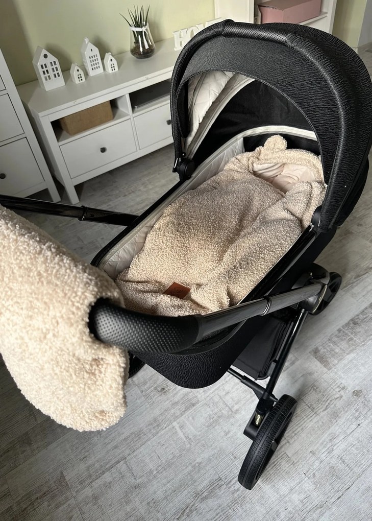 Inf Rukávník na kočárek Lamb – béžová
