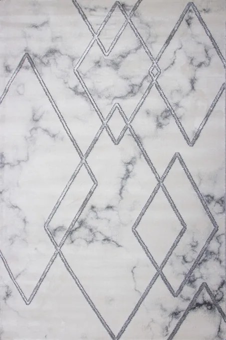 Koberec DIAMOND K4421S stříbrný