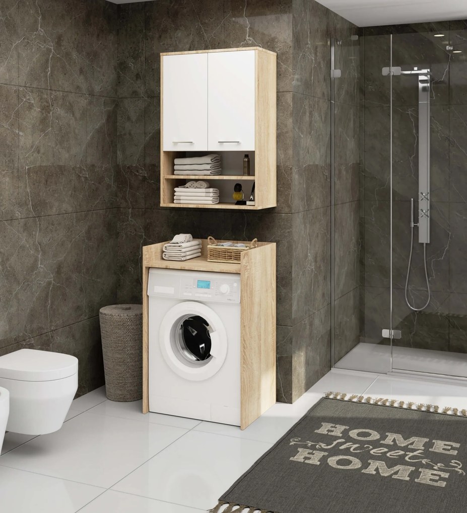 Závěsná koupelnová skříňka Fin W64 2D 64 cm - výběr z 8 provedení