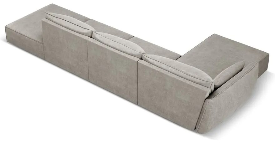 Světle šedá rohová pohovka (levý roh) Vanda – Mazzini Sofas