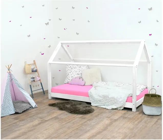 Bílá dětská postel bez bočnic ze smrkového dřeva Benlemi Tery, 90 x 190 cm