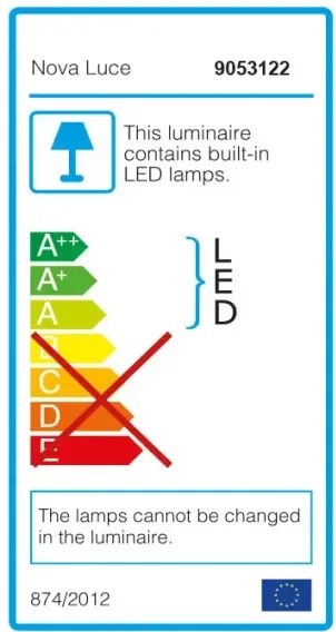 Moderní nástěnné svítidlo Mondrian 42 černé