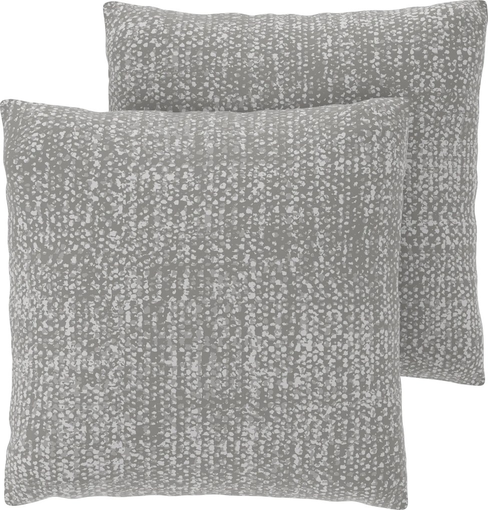 Livarno® Potah na polštář z jemného flanelu, 50 x 60 cm, 2 kusy (antracitová)