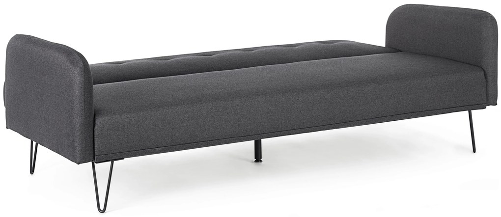 BIZZOTTO Rozkládací pohovka BRIDJET 200 cm černá 0735213