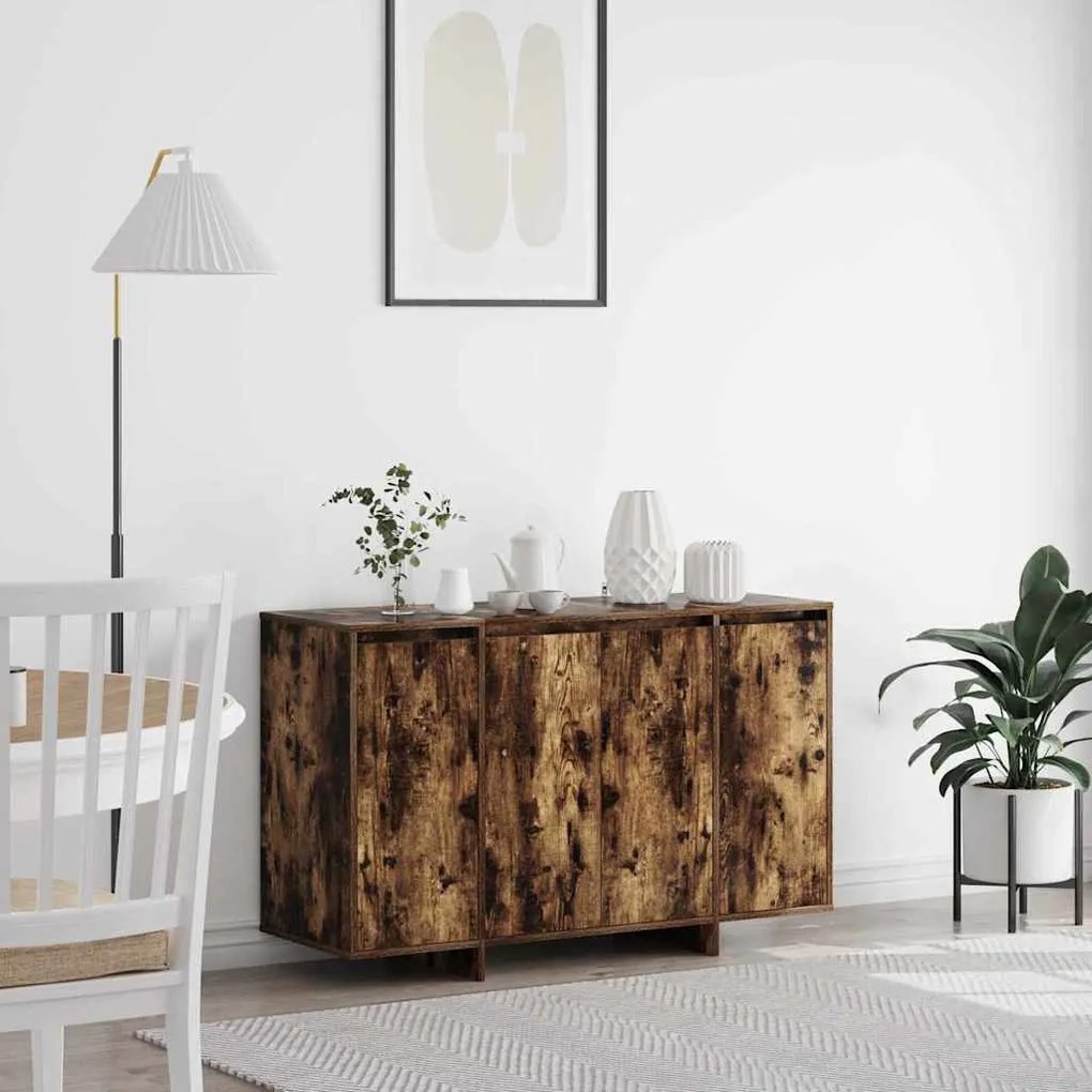 Servírovací skříň Kouřový dub 120 x 41 x 75 cm Kompozitní dřevo 3333900