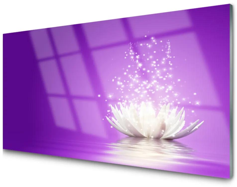 Obraz na skle Skleněný Květ Lotosu
