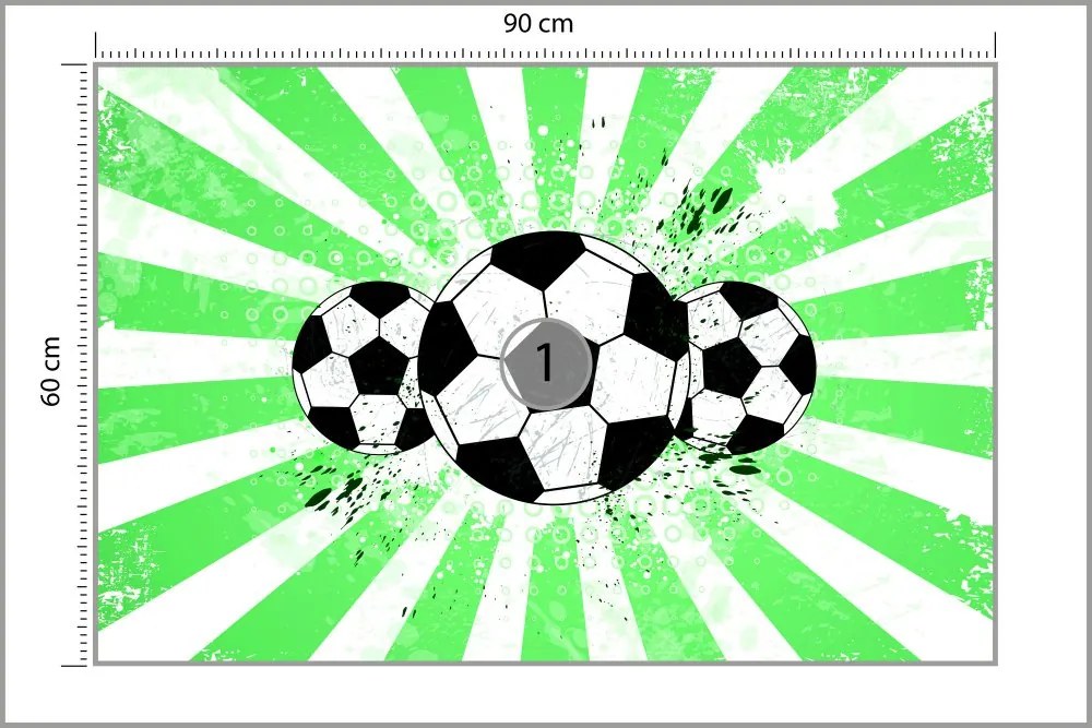 Fototapeta Fotbalové Hvězdy Ii Omyvatelný vlies 270x180