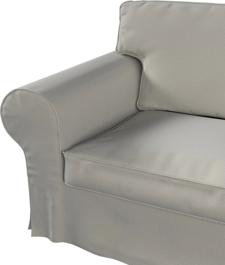 Potah na pohovku IKEA Ektorp 2-místná s lenoškou barva šedá látka sametová