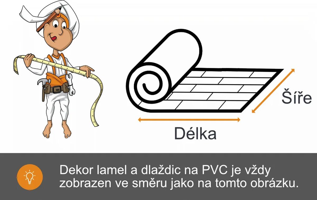 Beauflor, PVC podlaha - lino Toptex Lime Oak 169M - dub, na míru, šíře 4m,5m, hnědá, filc, chodba / předsíň