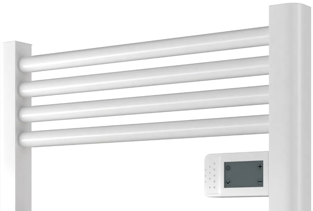 Gamma Erga Pago, elektrické topné těleso 540x960 mm s digitálním termostatem, 500W, bílá matná, ERG-PAGO/960/540/WHITE/EL