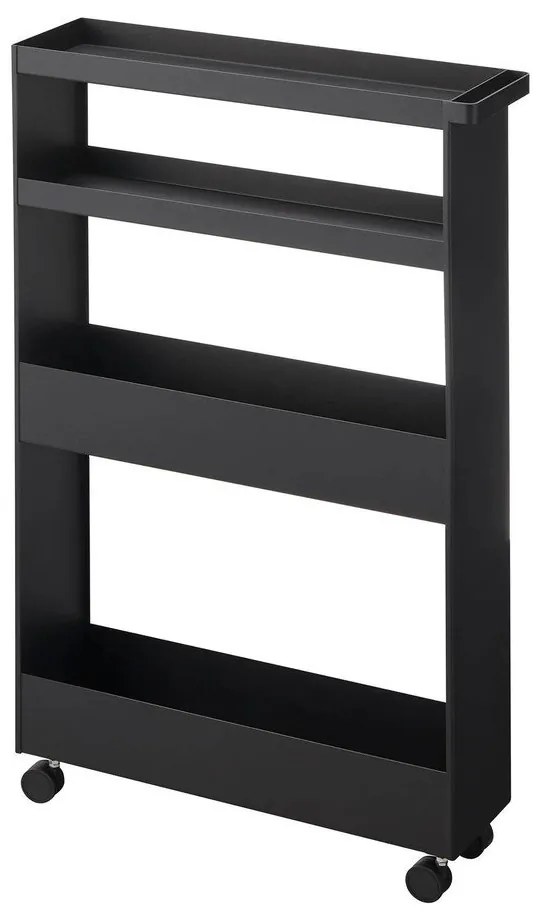 Matně černý ocelový koupelnový regál 48x80,5 cm Tower – YAMAZAKI