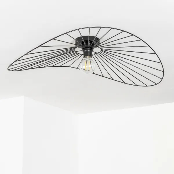 Brilagi - LED Přisazený lustr CERIA WIRE 1xE27/40W/230V 60x80 cm černá