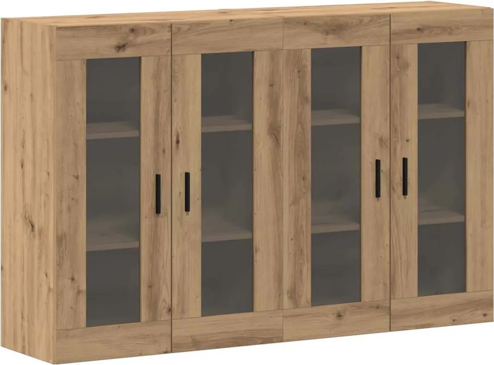 Nástěnné skříňky 2 ks dub artisan 69,5 x 34 x 90 cm 3394582