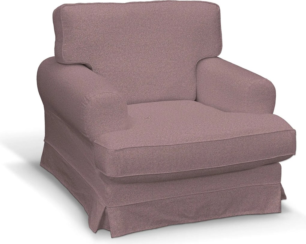 Potah na křeslo IKEA Ekeskog barva růžová látka pletený vzor