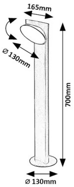 Rabalux 77149 - LED Venkovní lampa WENGEN LED/12W/230V IP54