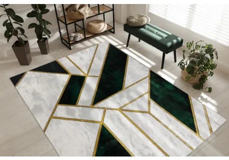 koberec EMERALD výhradní 1015 glamour, stylový mramor, geometrický la velikost 240x330 cm | krásné koberce cz