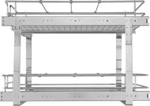 2-vrstvý 40,6 cm š × 53,3 cm D výsuvný organizér do skříňky
