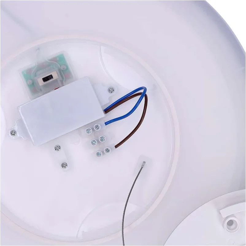 LED stropní světlo odolné vůči vlhkosti WO826 - průměr 30 cm, bílá