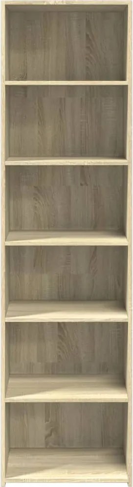Skříň highboard dub sonoma 50 x 41 x 185 cm kompozitní dřevo 3281682