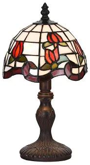 Stolní lampa Tiffany FLOWERS Clayre &amp; Eef 5LL-6156