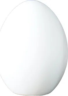 Velikonoční vajíčko Standing Egg White 8 cm  DBKD