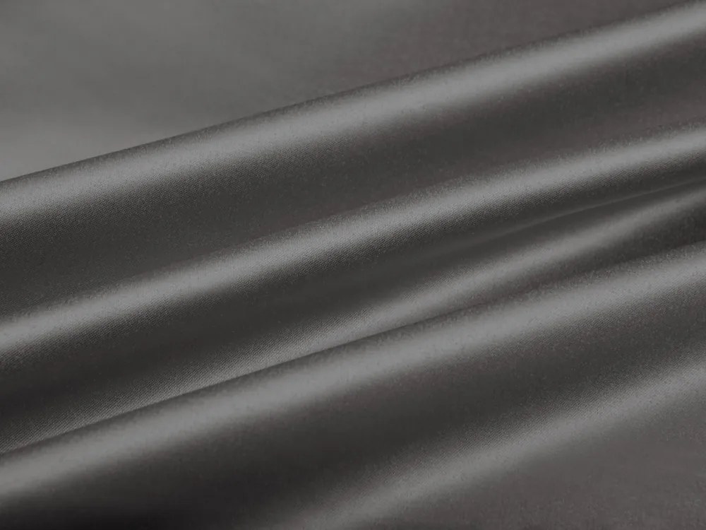 Biante Saténový čtvercový ubrus polyesterový Satén LUX-004 Šedohnědý 100x100 cm
